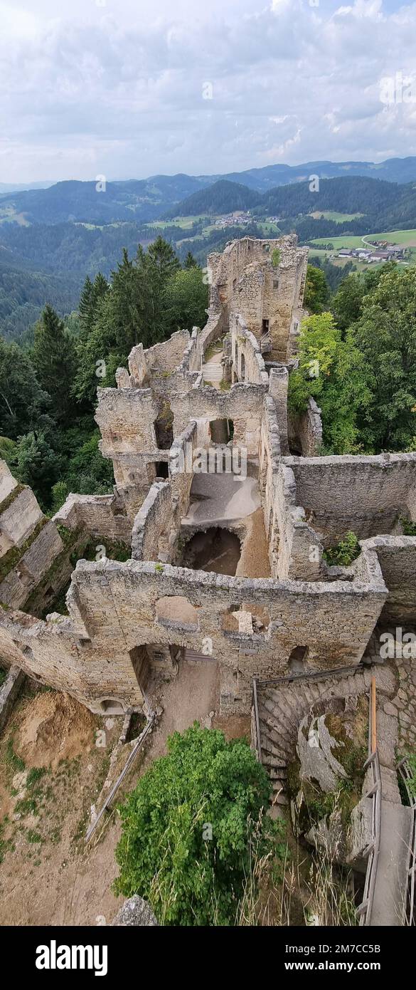 Castle ruin Prandegg / Austria Stock Photo - Alamy