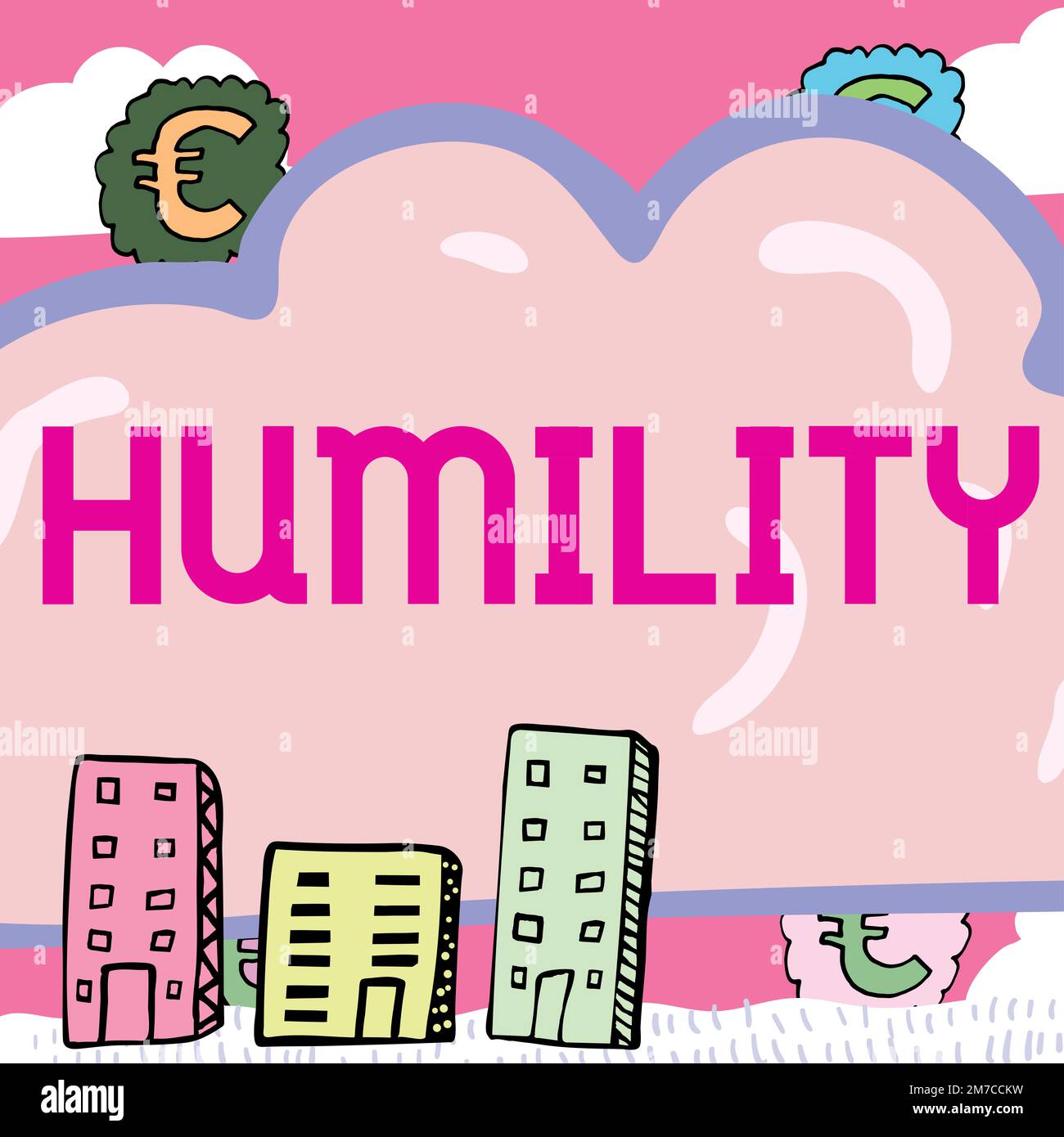 Text sign showing Humility. Business concept being Humble is a Virtue ...