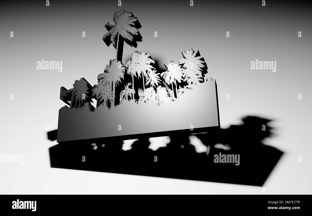 Various forms of 3d rendering designs that can be used for poster ...