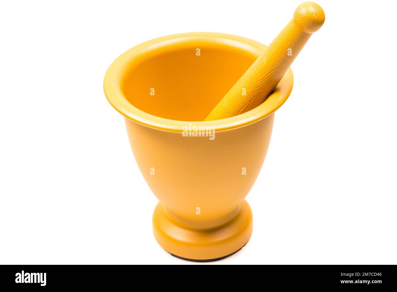 Mortar and Pestle food grade plastic isolated on white background ...