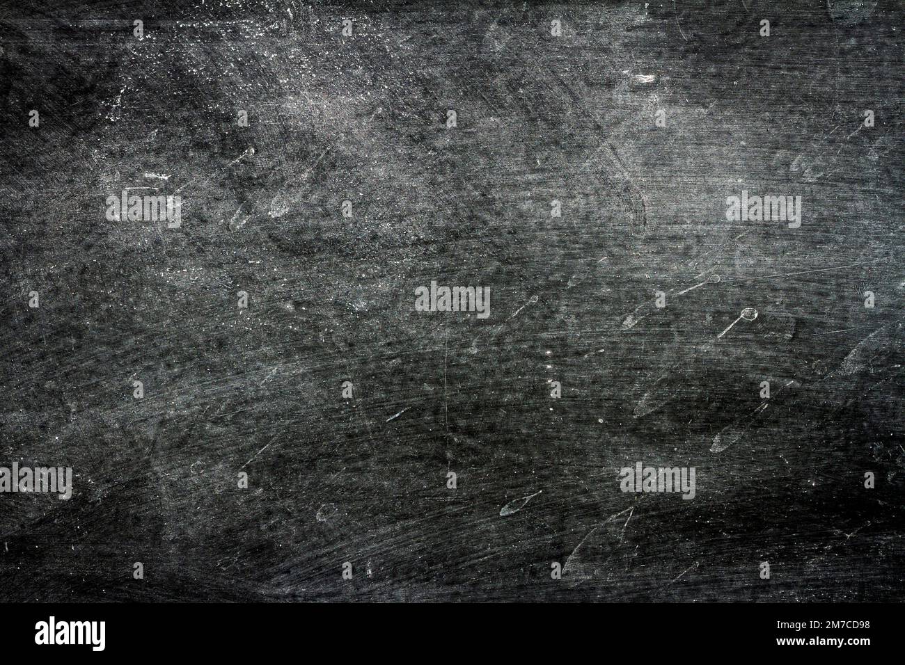 Empty black chalkboard background with chalk smudge texture. Empty ...