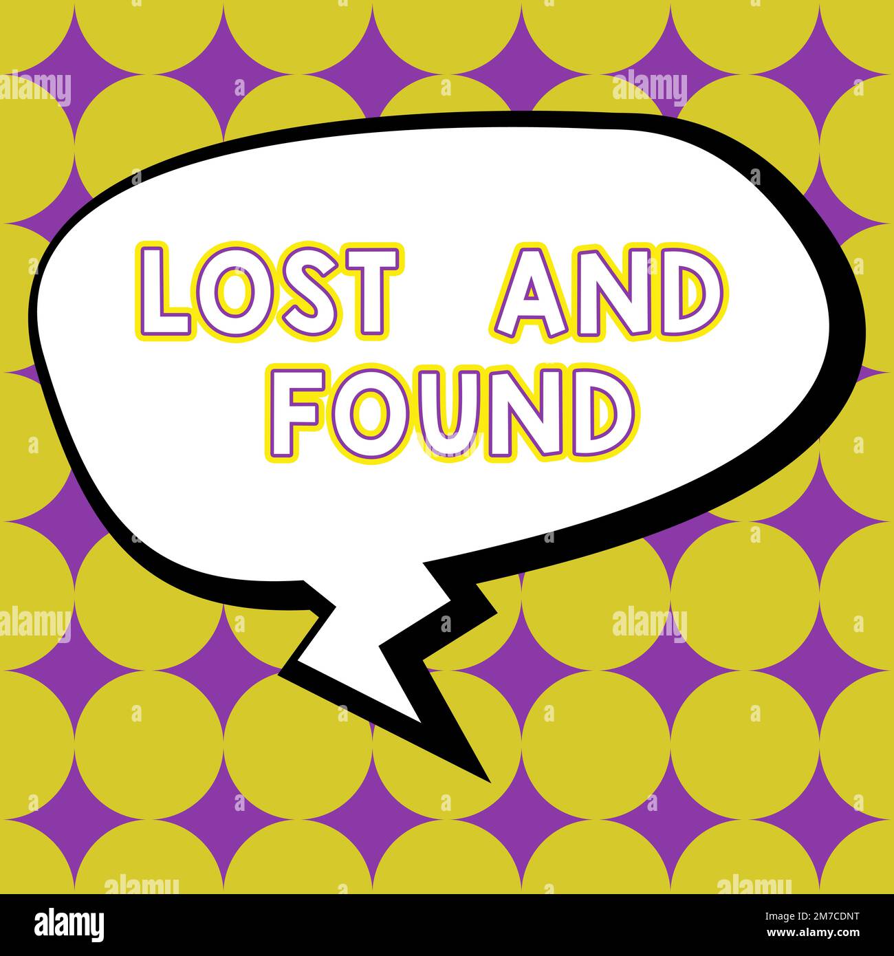 Writing displaying text Lost And Found. Word for Place where you can ...