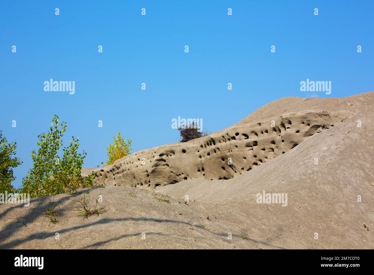 Landscape of the Taro river with autumn foliage Parma Italy Stock Photo ...