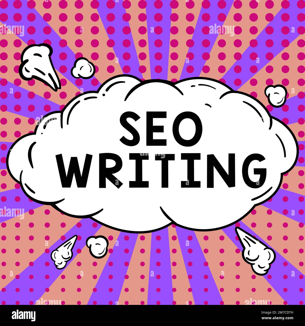 Sign displaying Seo Writing. Internet Concept grabbing the attention of ...