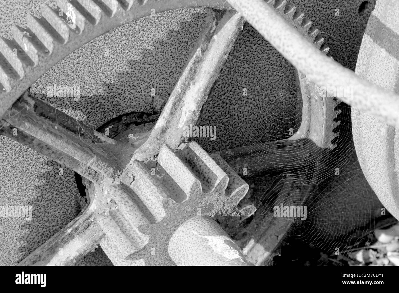 Cobwebs on gears hi-res stock photography and images - Alamy