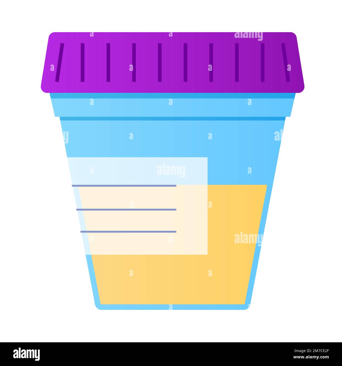Analysis of urine - modern flat design style single isolated image ...