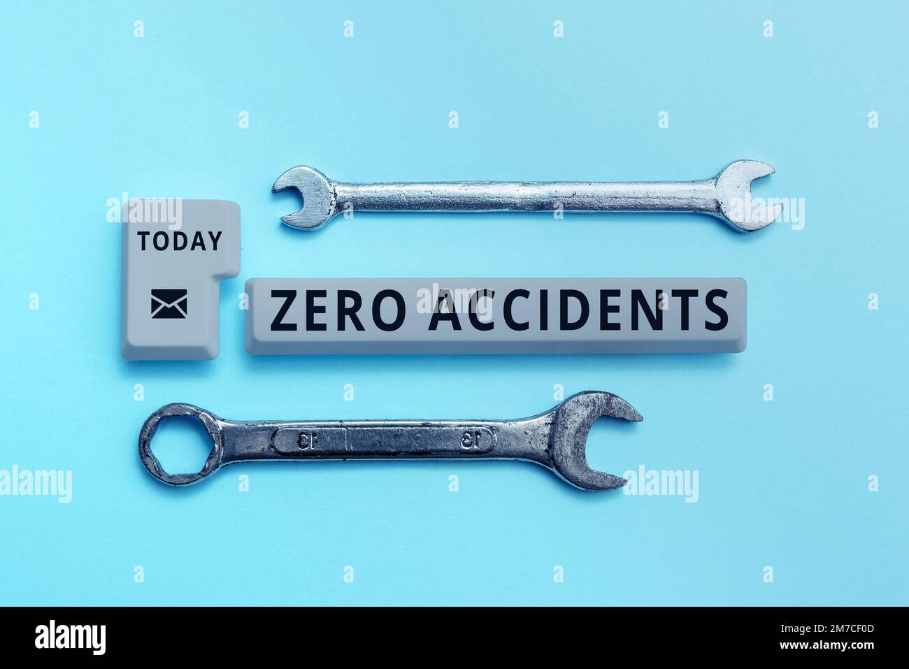 Text showing inspiration Zero Accidents. Business showcase important ...