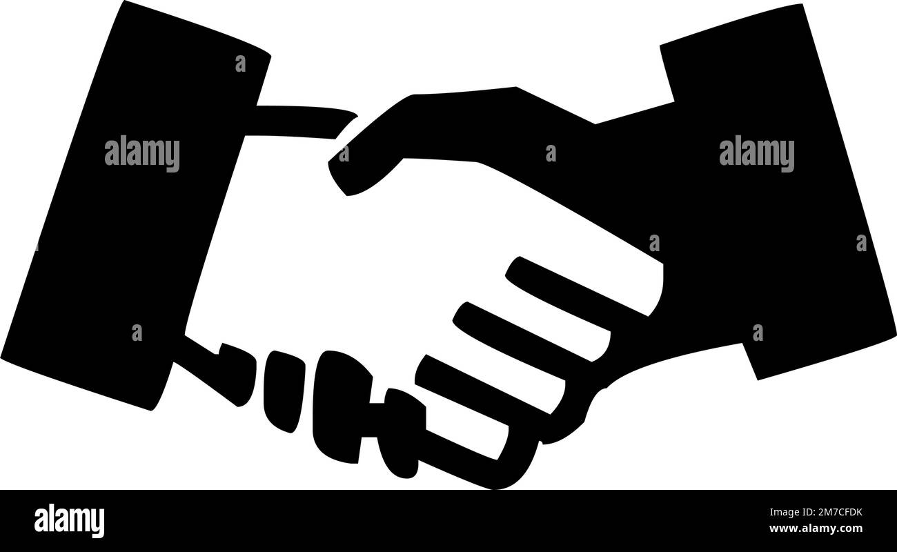 2 people hands shaking, handshake, hand shake, symbol and sign of ...