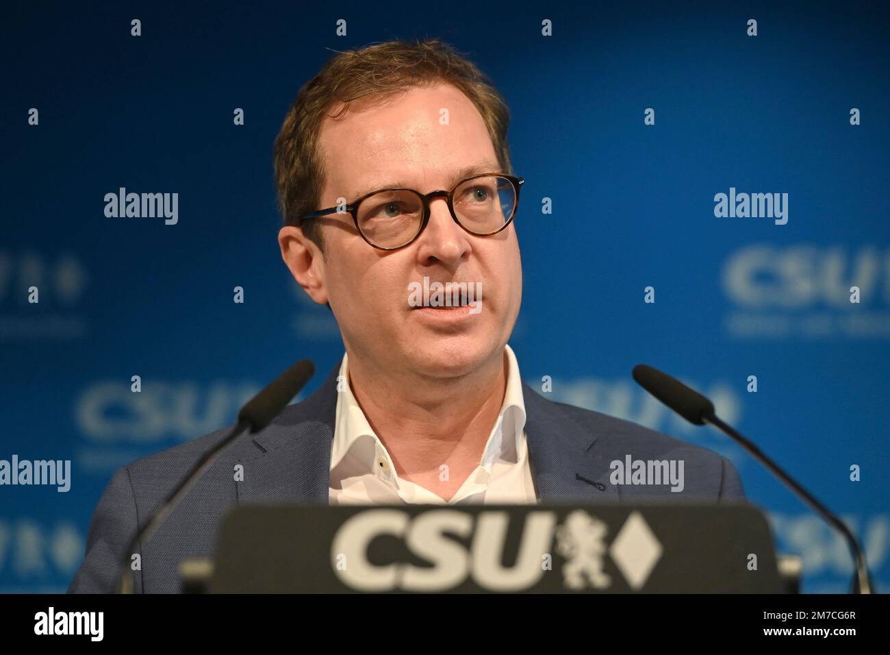Martin HUBER (General Secretary of the CSU). Single image, trimmed ...