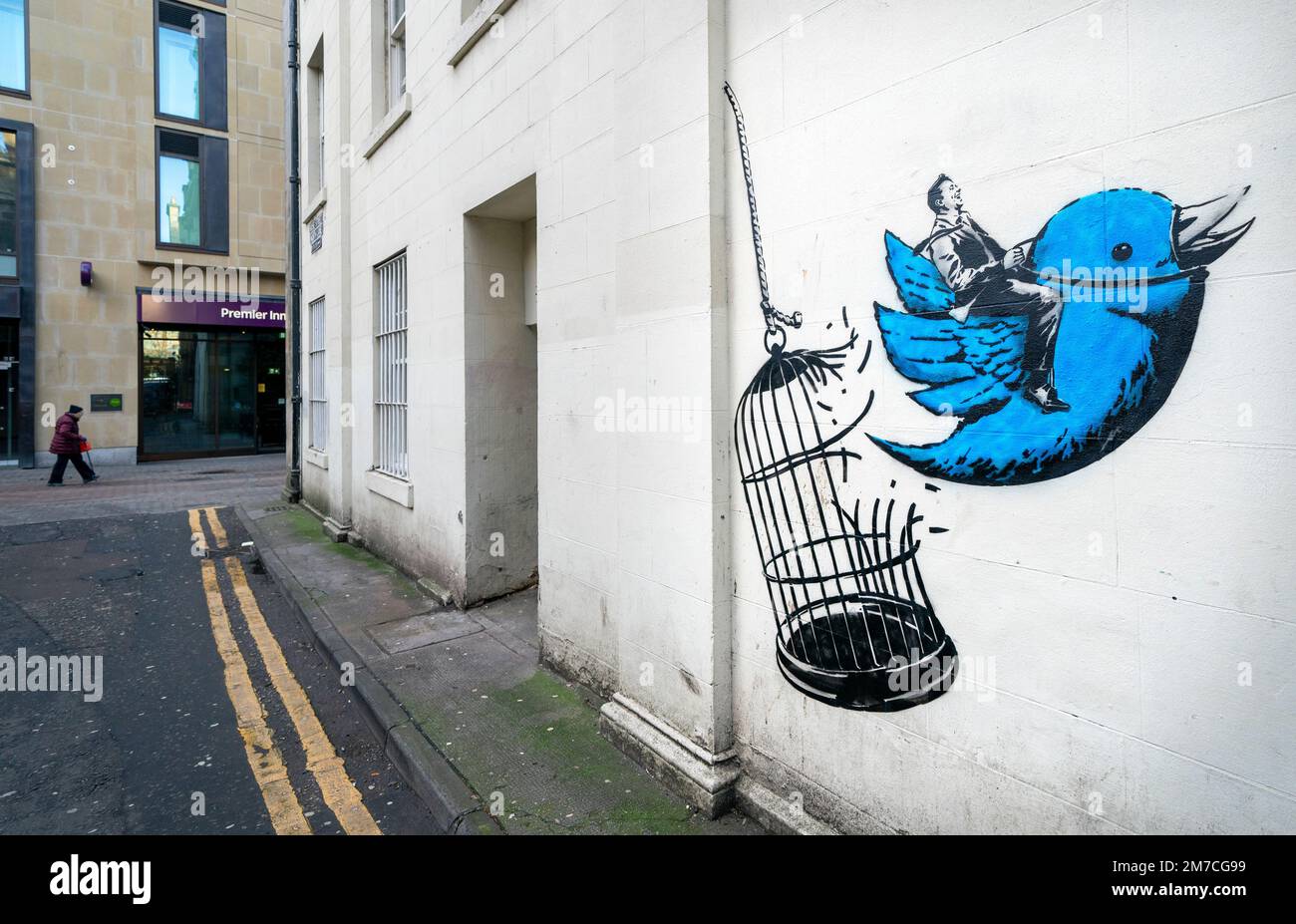 New street art by 'Rebel Bear' that features Elon Musk and references ...