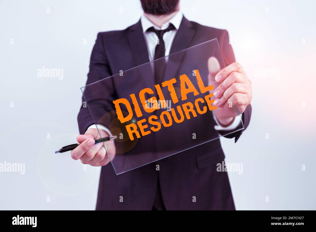 Text sign showing Digital Resource. Business idea content that ...