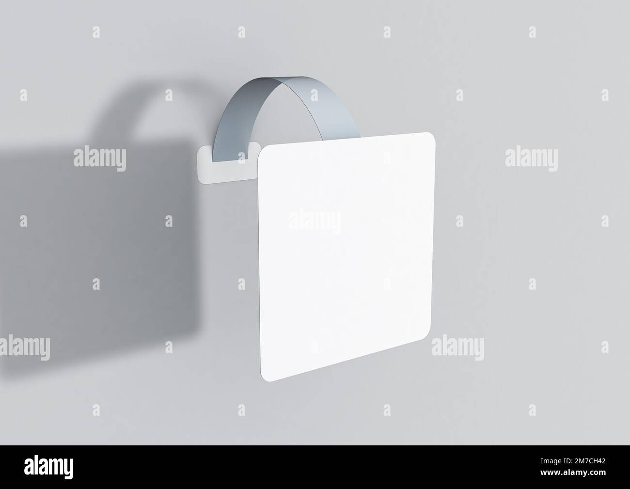 Wobbler for promoting product promotions. Point of Sales Shelf. 3D ...