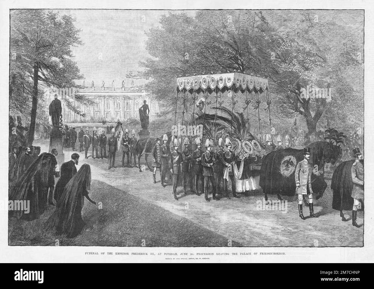 Emperor Frederick III's funeral procession Stock Photo - Alamy