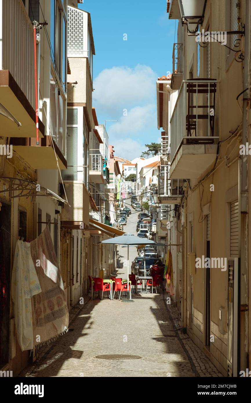 Nazaré portugal street hi-res stock photography and images - Alamy