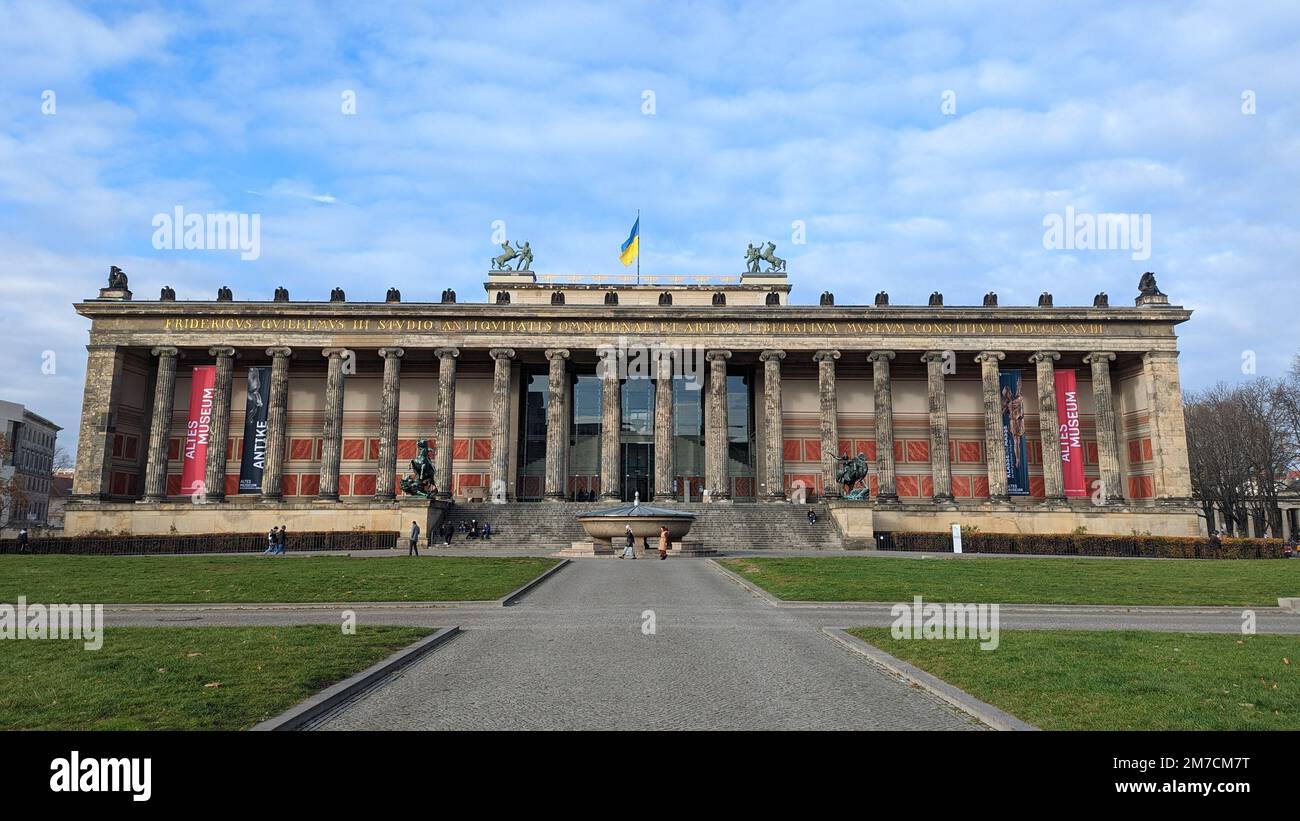 Altes Museum in the Museum Island in the historic centre of Berlin ...