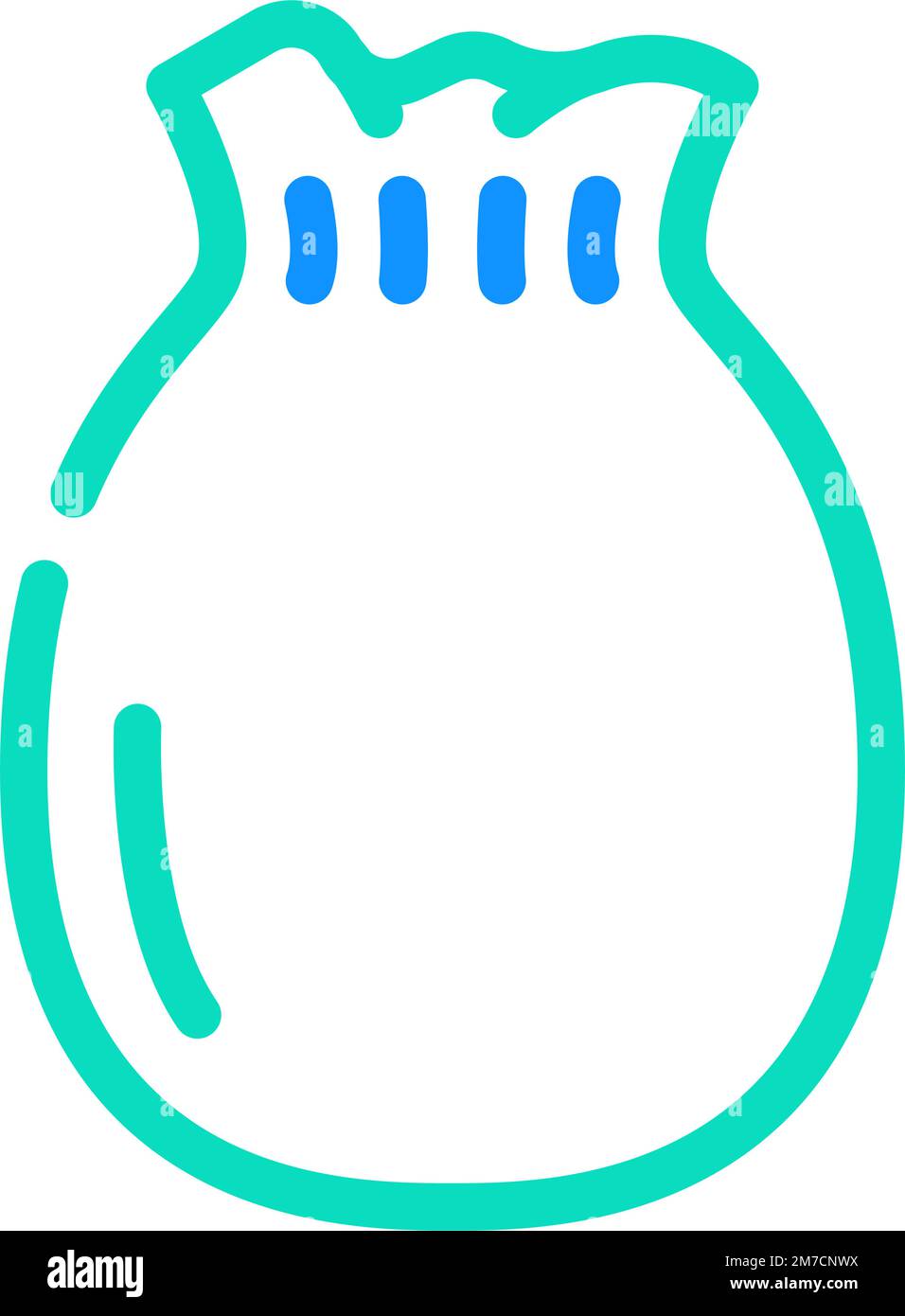 no scratch mittens baby cloth color icon vector illustration Stock ...