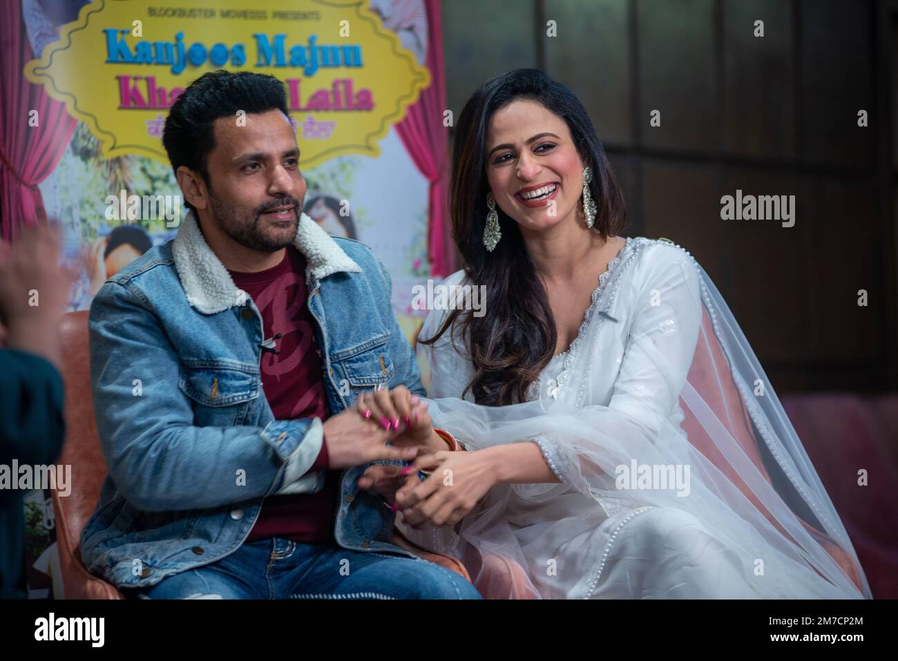 Mohali, India. 09th Jan, 2023. An actor Rajiv Thakur and actress ...