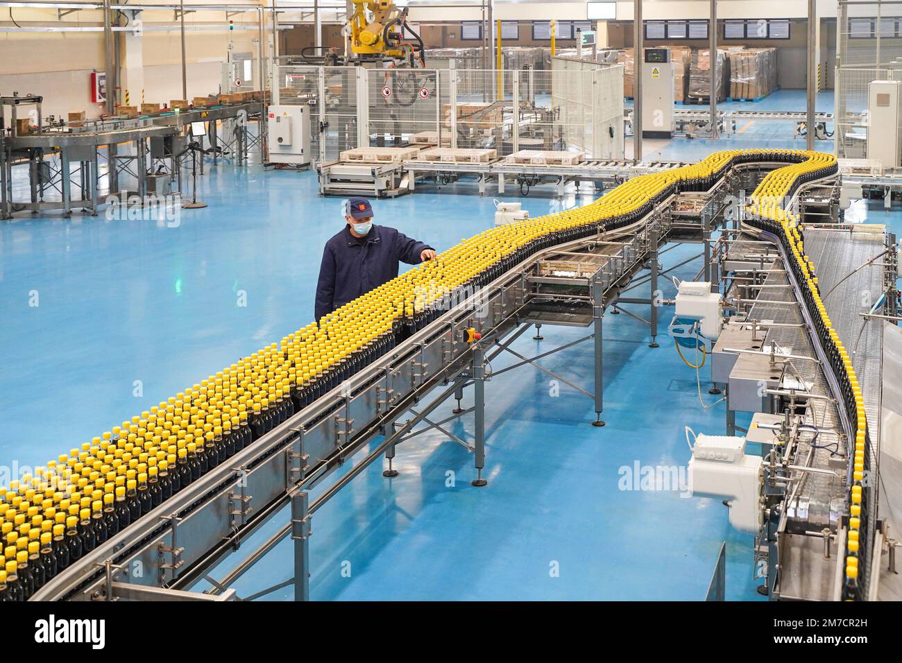 ZHENJIANG, CHIAN - JANUARY 9, 2023 - Workers at a workshop of Jiangsu ...