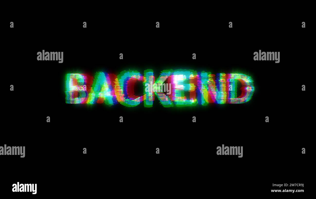 Backend developer text hi-res stock photography and images - Alamy