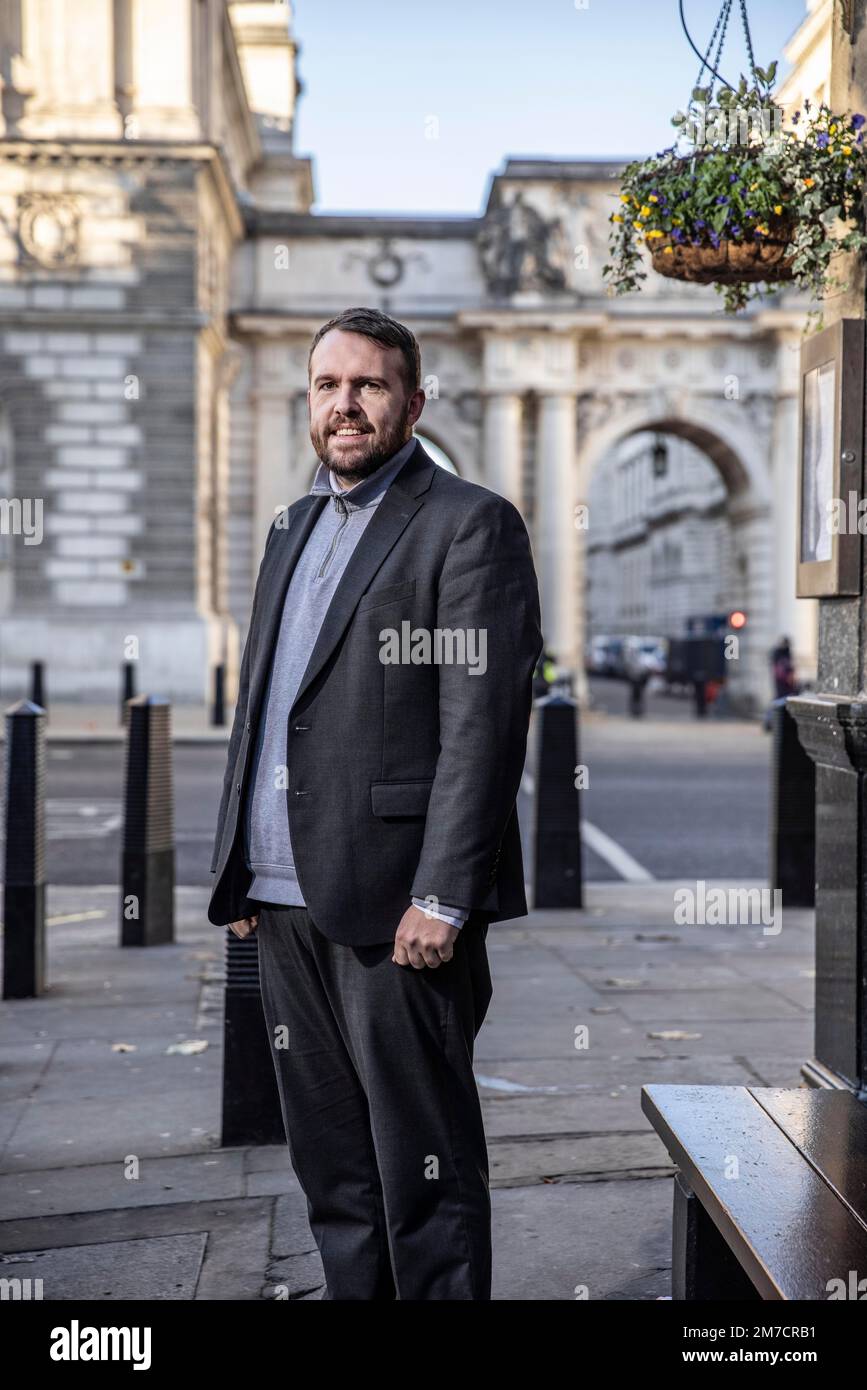 Jonathan Gullis, Conservative MP for Stoke-on-Trent North photographed ...
