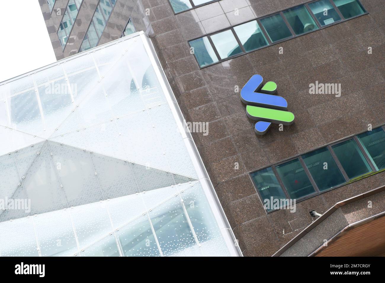 Singapore 1 june 2022. standard chartered bank logo on financial ...