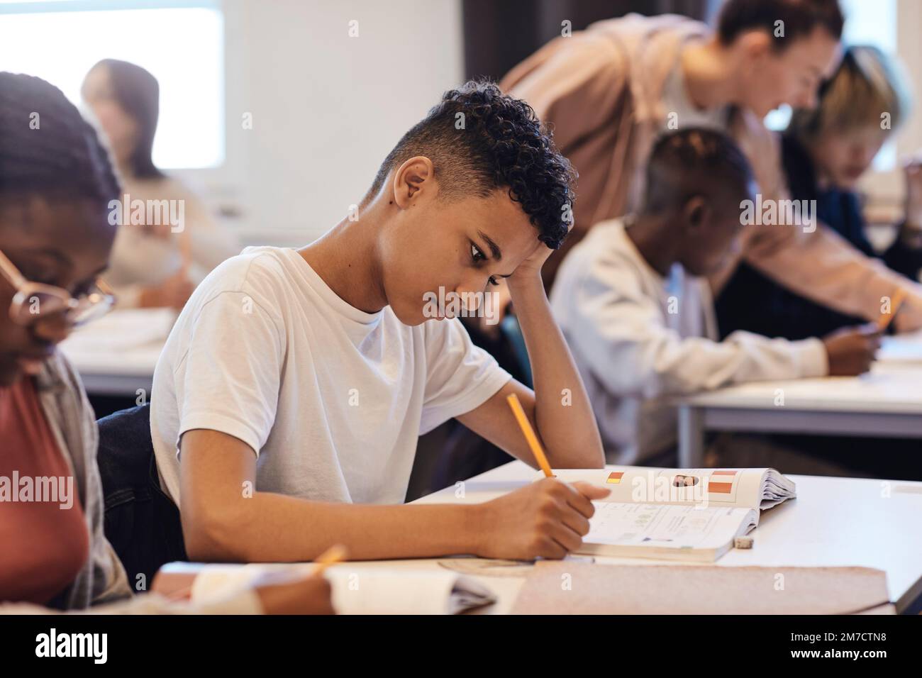 Bored High School Students