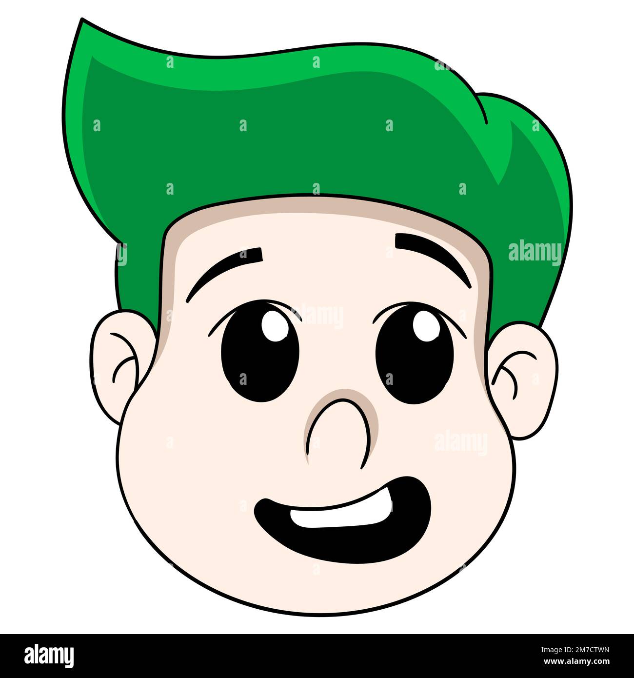 Smirk vector hi-res stock photography and images - Alamy