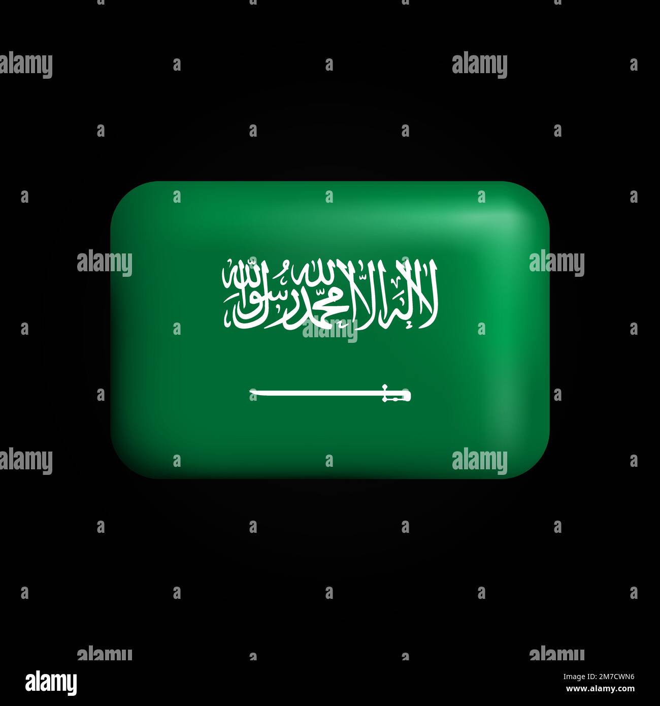 Saudi ArabiaFlag 3D Icon. National Flag of Saudi Arabia. Vector ...