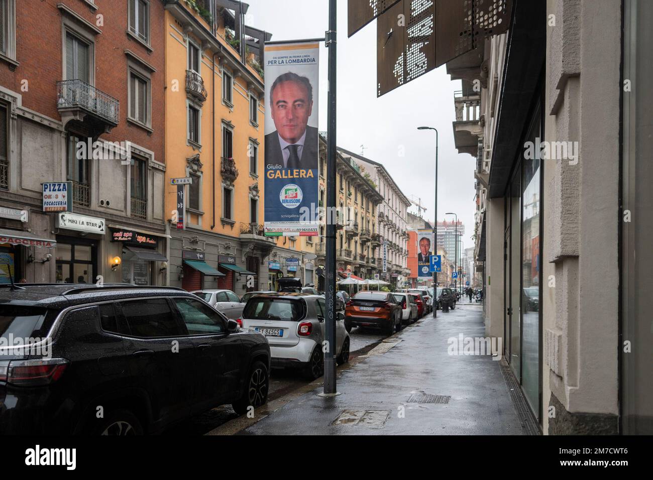 Milan, Italy. 05th Jan, 2023. MILAN - Electoral posters for the 2023 ...