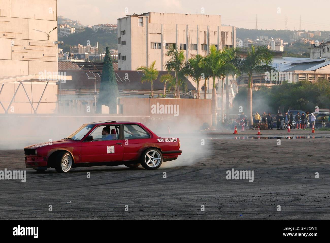 Choueifat beirut lebanon car drifting show hi-res stock photography and ...