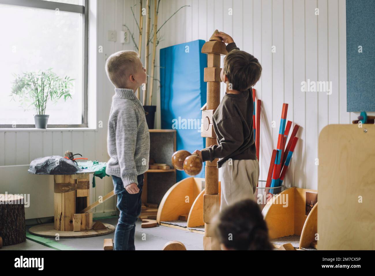 Stacking two blocks hi-res stock photography and images - Alamy
