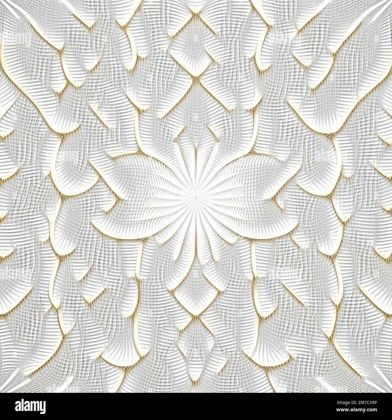 An elegant lace texture, seamless tulle pattern, cutout paper ornament ...