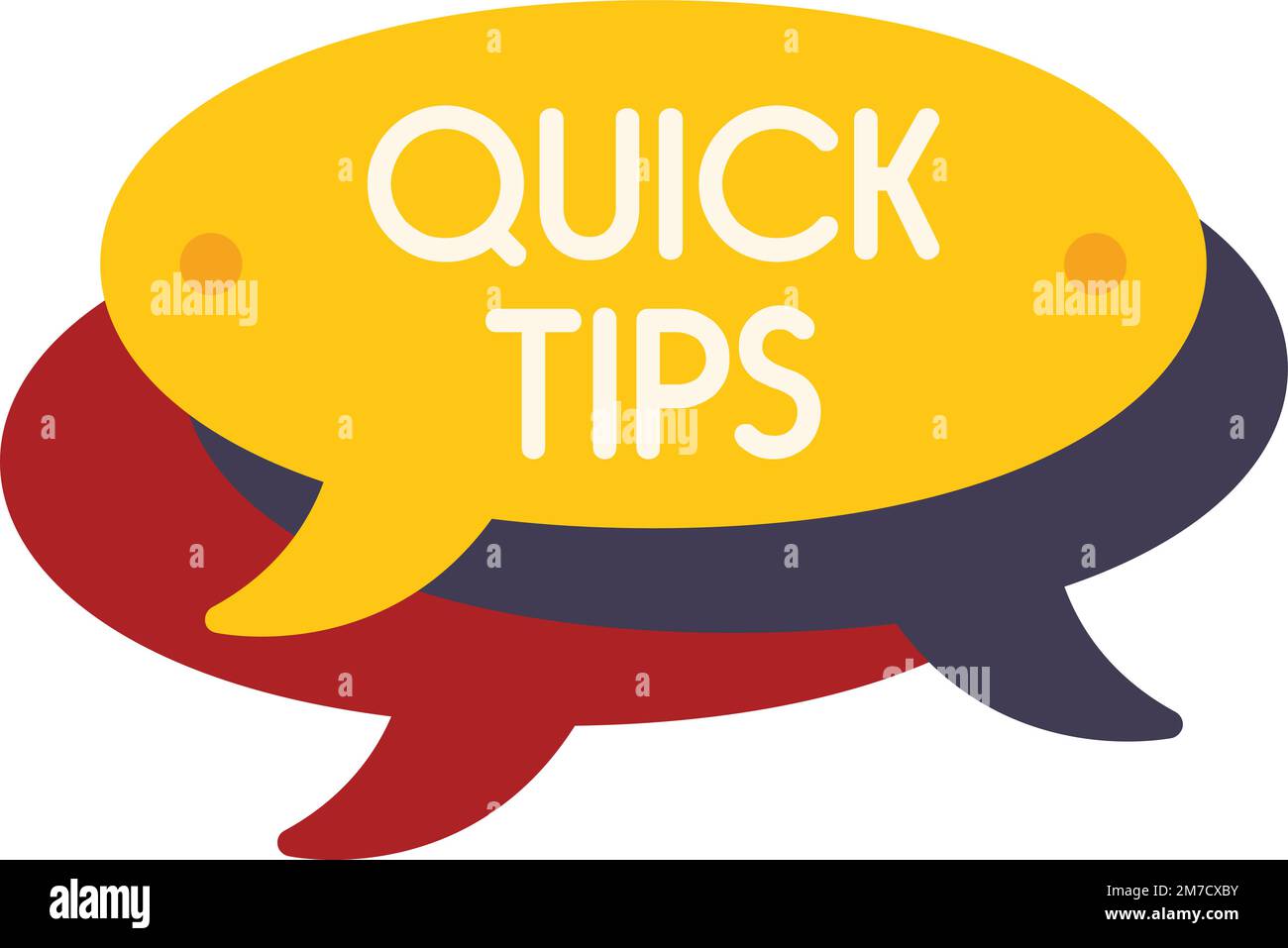 Quick suggestion icon flat vector. Advice idea. Info trick isolated ...