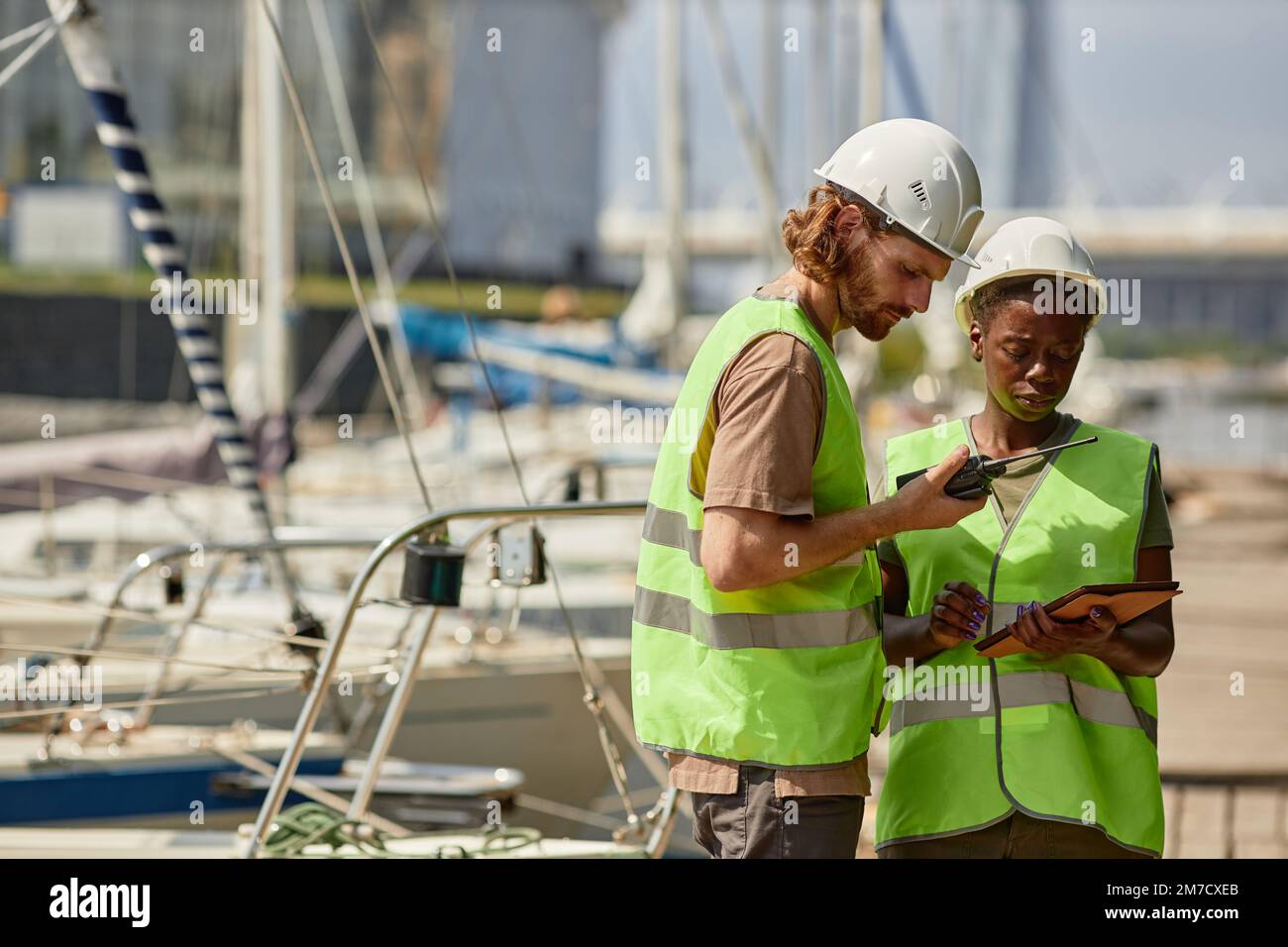 African american dock workers hi-res stock photography and images - Alamy
