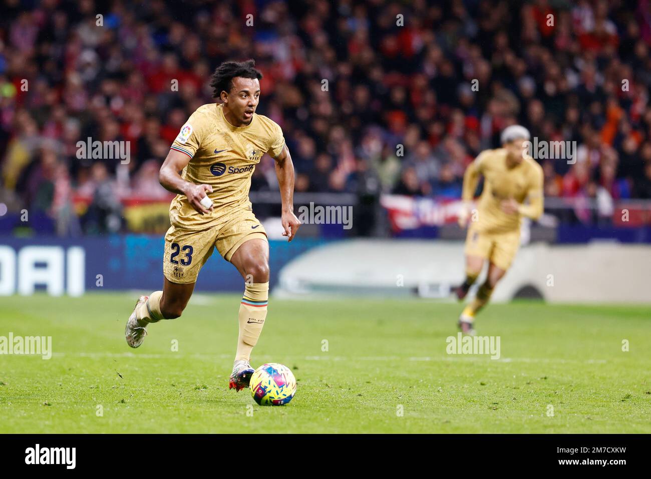 Jules Kounde of FC Barcelona during the Spanish championship La Liga ...