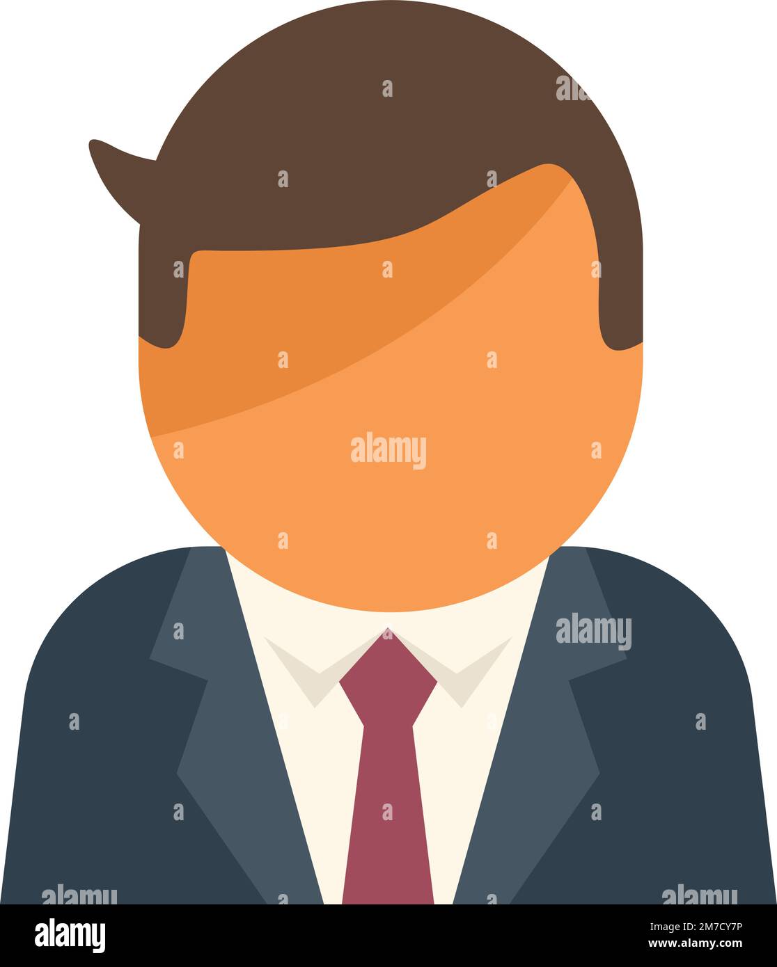 Adult manager icon flat vector. Age old. Life generation isolated Stock ...