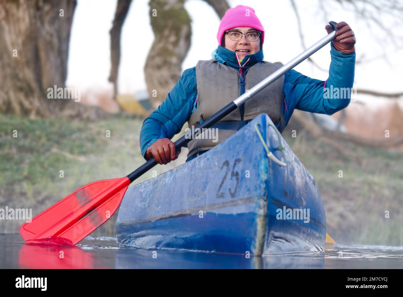Seniors kayaking, activity. Happy senior. Active elderly concept around ...