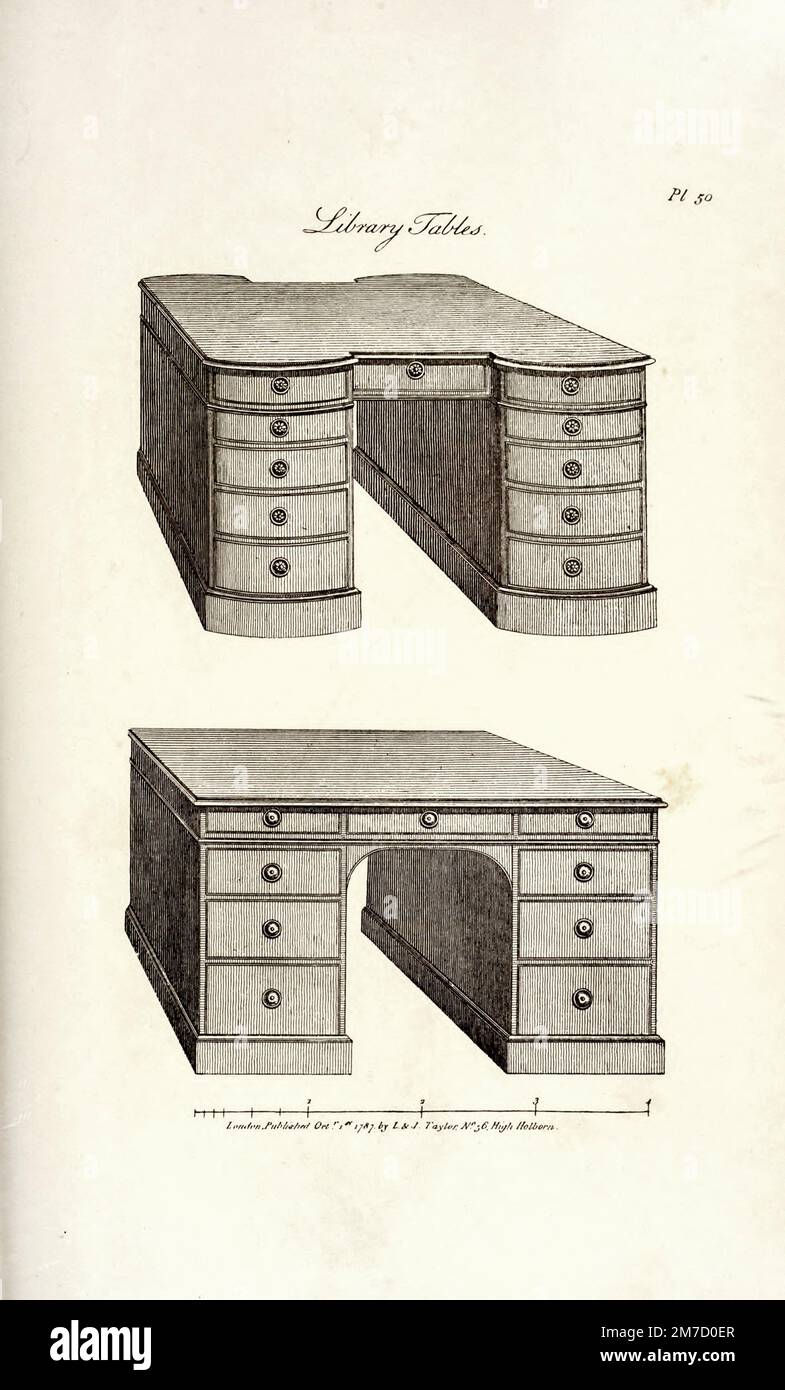 18th century drawing desk hi-res stock photography and images - Alamy