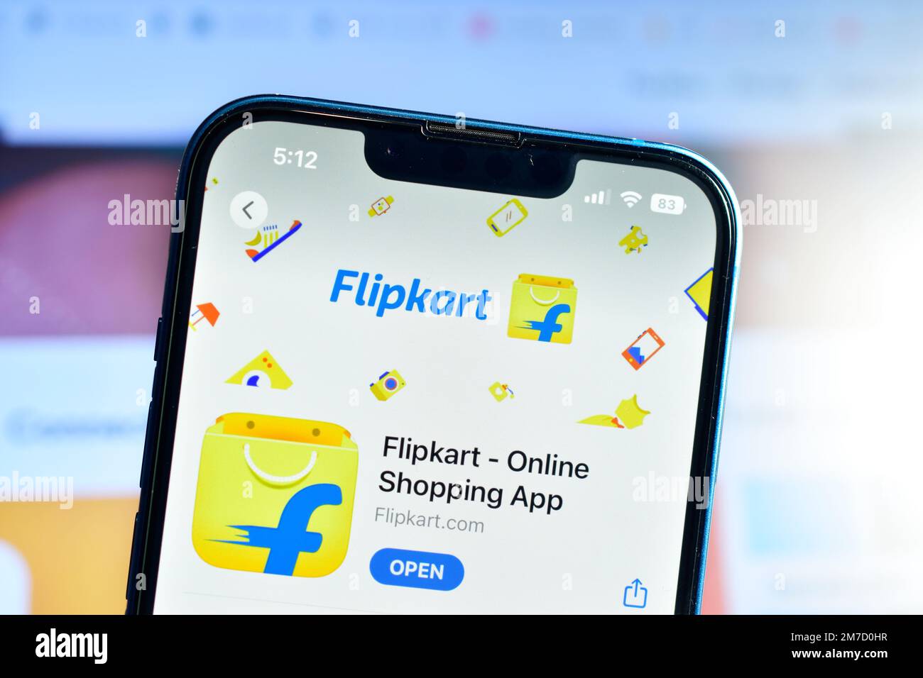 New Delhi, India – January 07, 2023: Biggest ecommerce brand in india ...