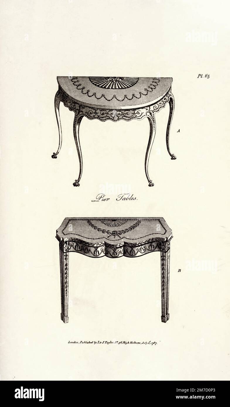 18th century tables hi-res stock photography and images - Alamy