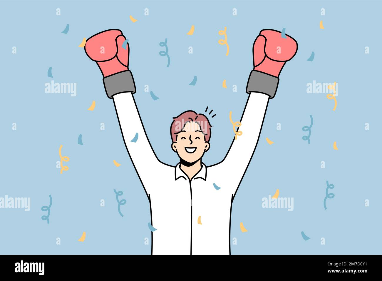 Business congratulate winner Stock Vector Images - Alamy
