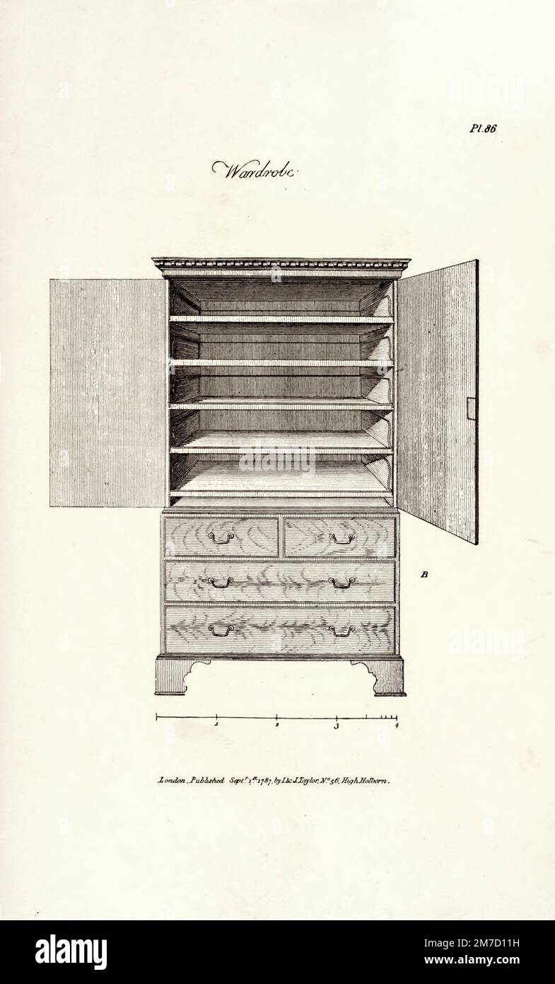 The upholsterers and cabinet makers repository hi-res stock photography ...