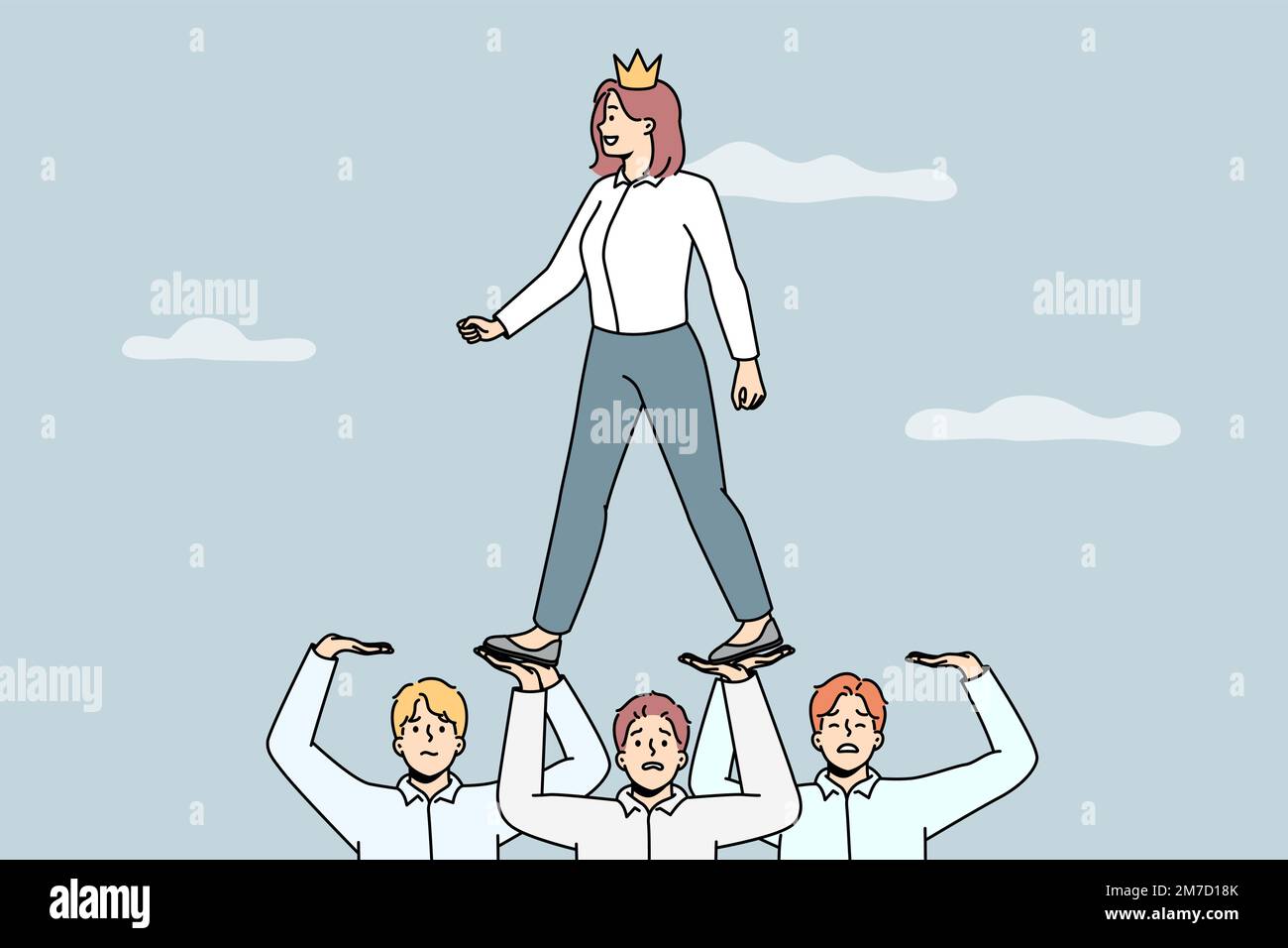 Female ceo cartoon Stock Vector Images - Alamy