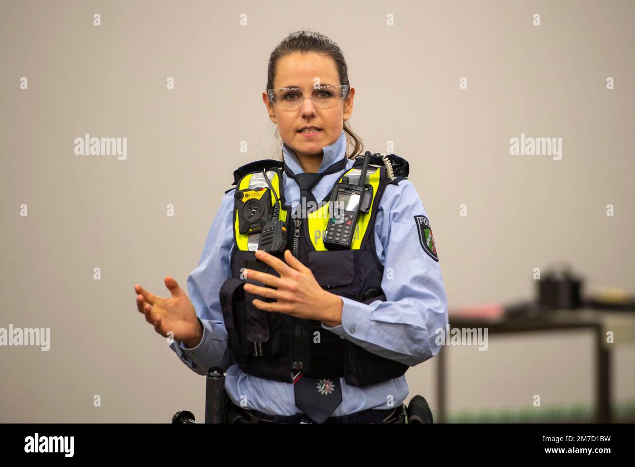 Dusseldorf, Deutschland. 09th Jan, 2023. Sabrina KULBATZKI, Police ...