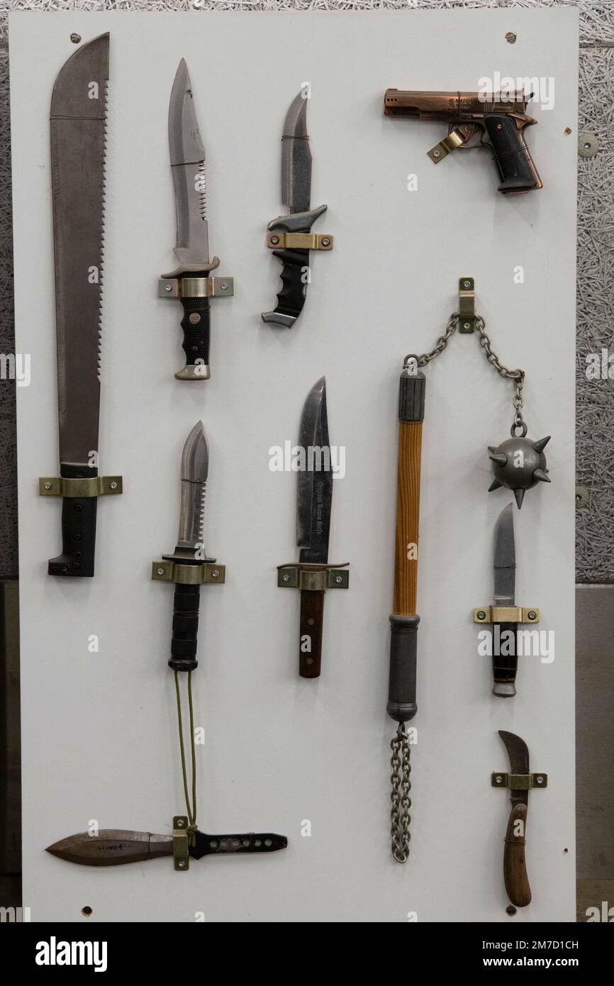 Dusseldorf, Deutschland. 09th Jan, 2023. Exhibition of cutting and ...