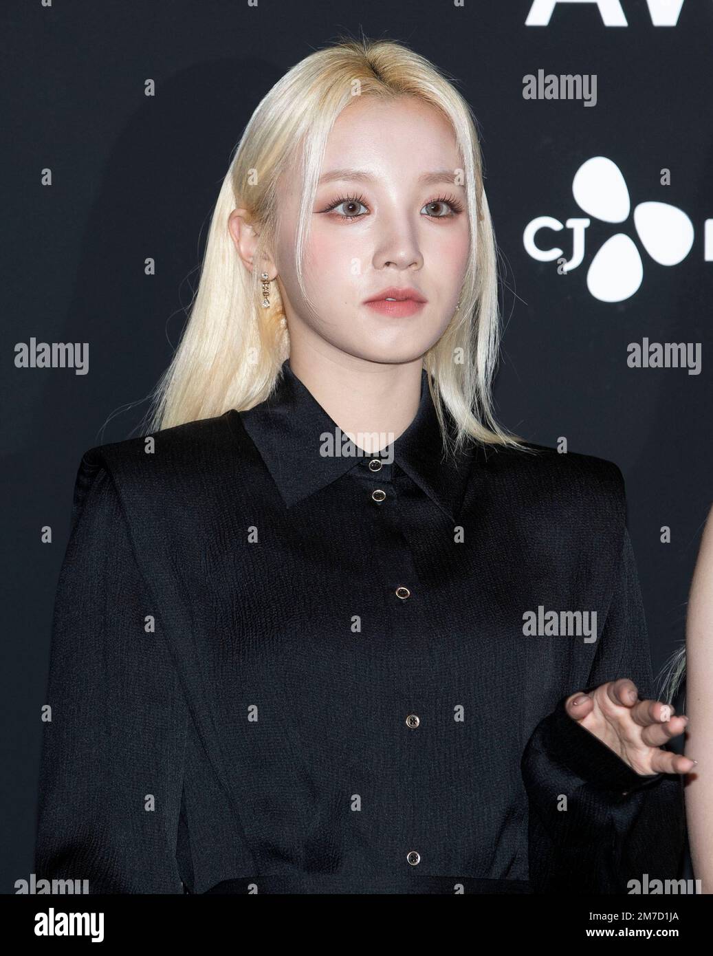 8 January 2023 - Seoul, South Korea : South Korean K-Pop girl group (G)I-DLE, arrived red carpet ...