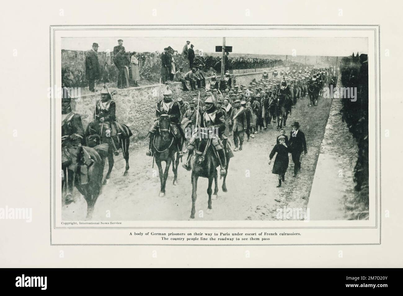 German Prisoners in Champagne from the book The story of the great war ...