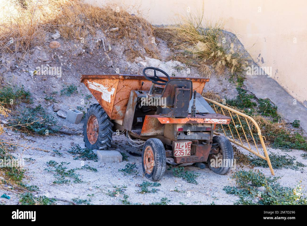 AUSA Dumper Truck used in the Construction Industry Stock Photo - Alamy
