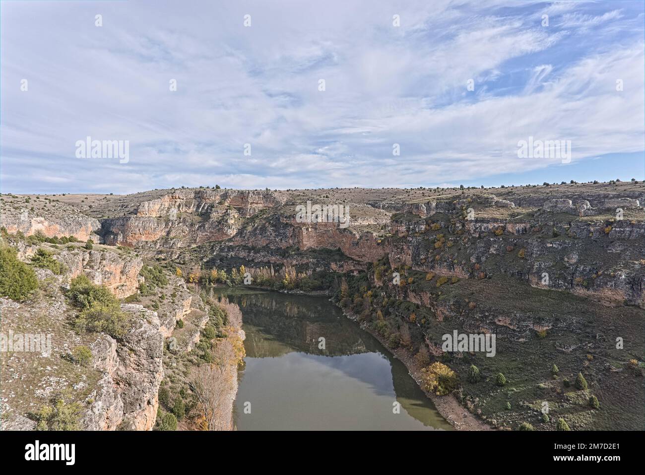 Parque Natural Hoces del Río Duratón Stock Photo - Alamy