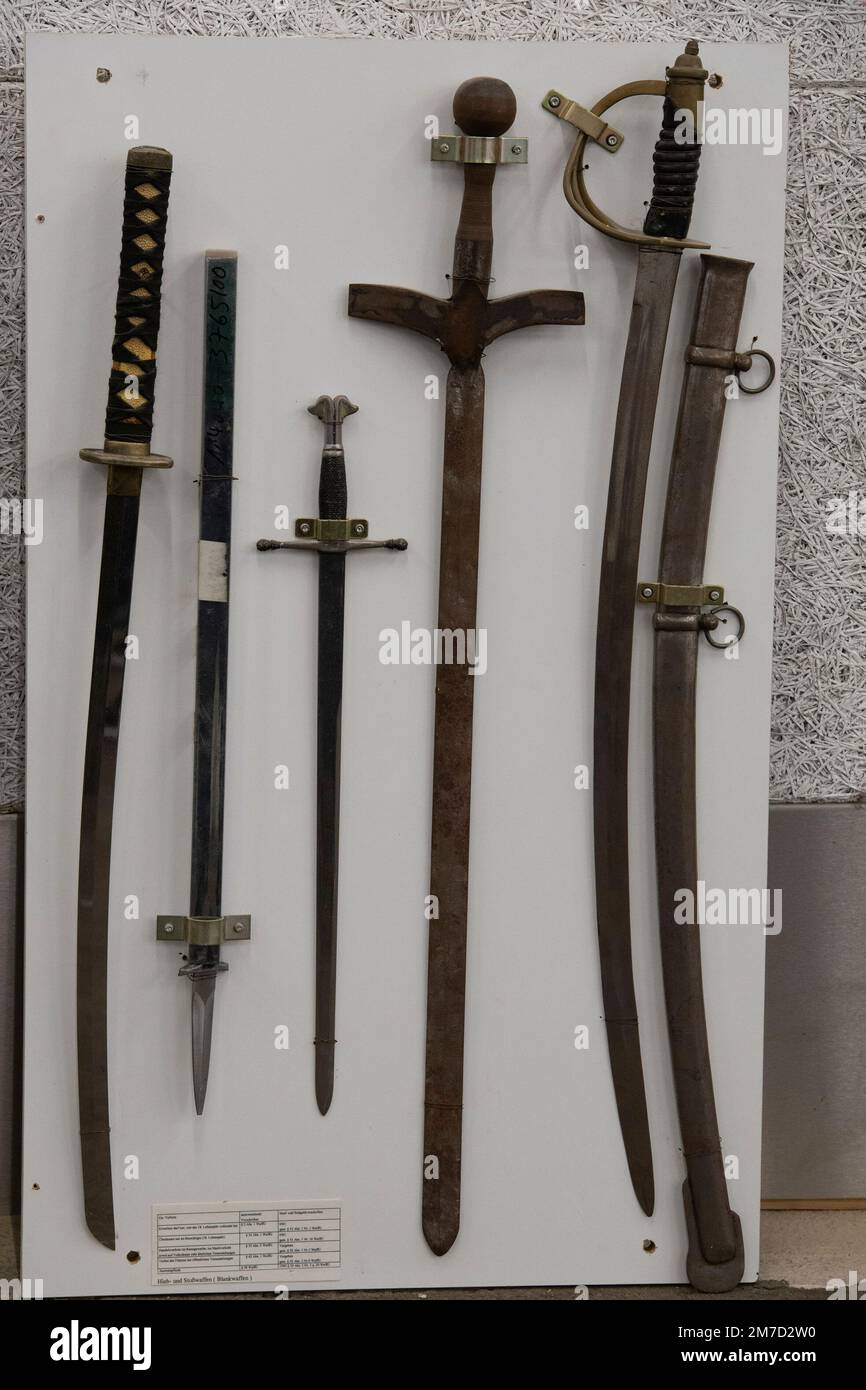 Dusseldorf, Deutschland. 09th Jan, 2023. Exhibition of cutting and ...